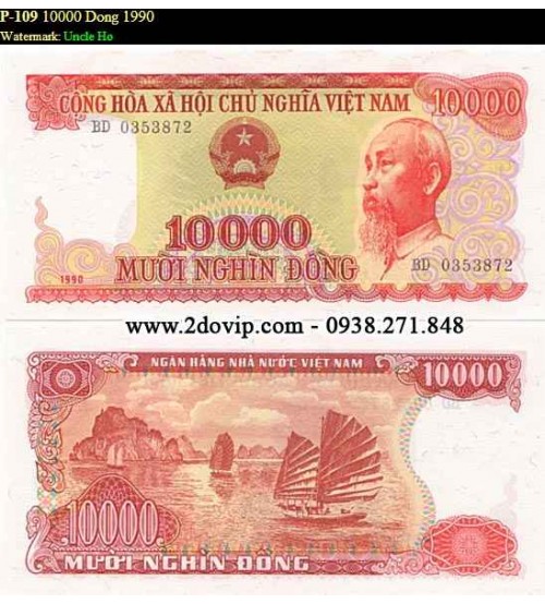Bộ 4 Tờ Tiền Giấy Cotton Việt Nam 10 20 50 100 Ngàn đồng