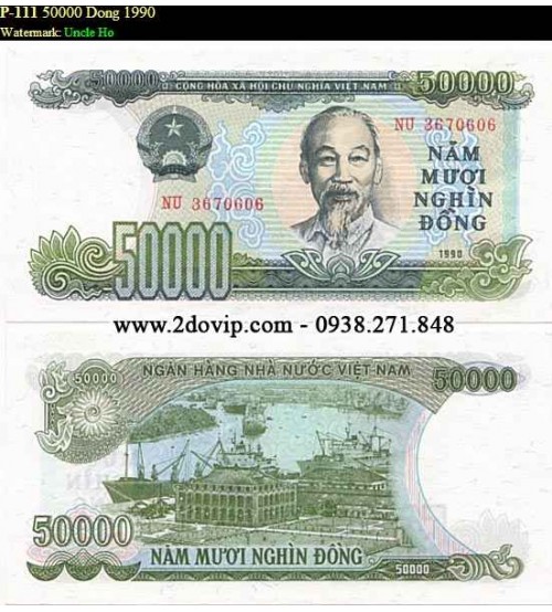 Bộ 4 Tờ Tiền Giấy Cotton Việt Nam 10 20 50 100 Ngàn đồng